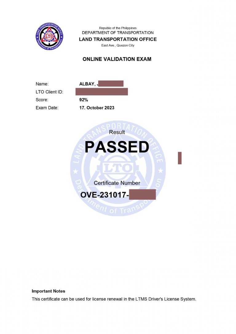 How to Download and Print CDE Certificate in LTO Online - LTMS PORTAL PH