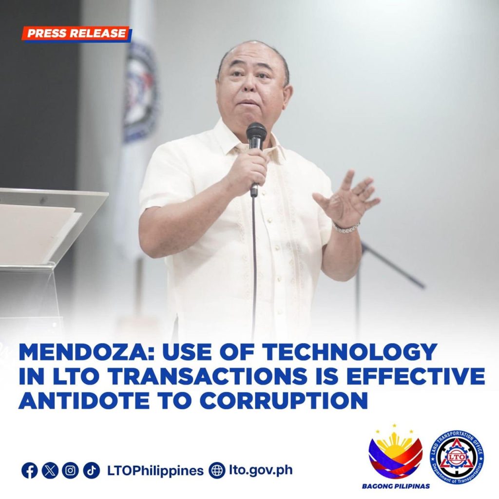 LTO Head Wants LTO Transactions to Be Processed Online - LTMS PORTAL PH