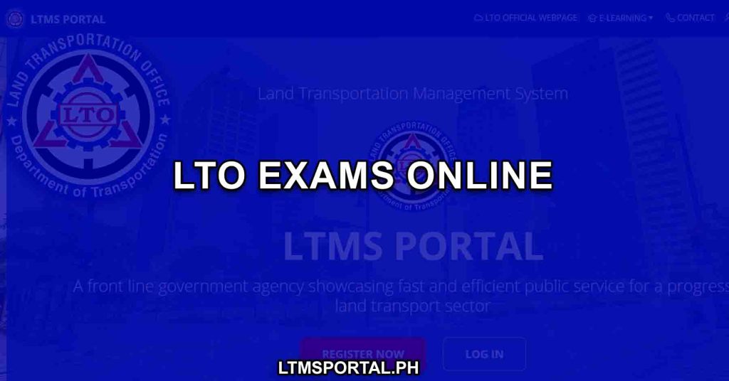 List of LTO Exams You Can Prepare for via LTMS Portal - LTMS PORTAL PH