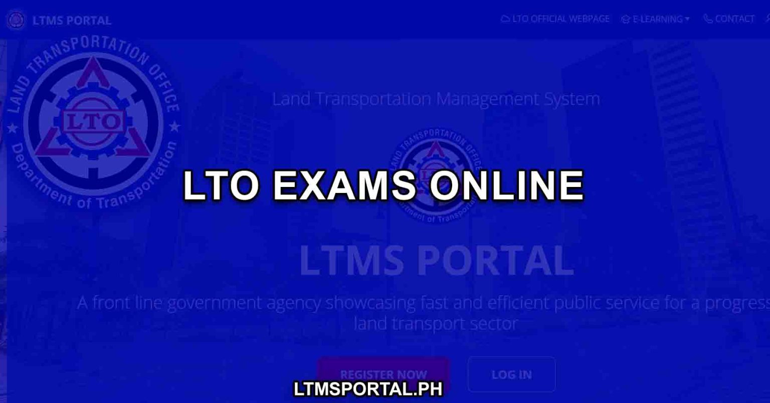 List of LTO Exams You Can Prepare for via LTMS Portal - LTMS PORTAL PH