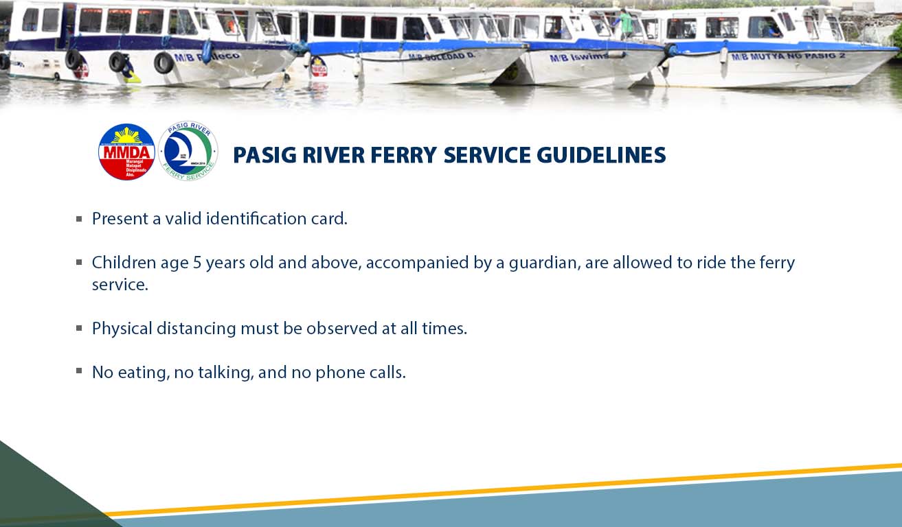 How to Use the Pasig River Ferry Service - LTMS PORTAL PH