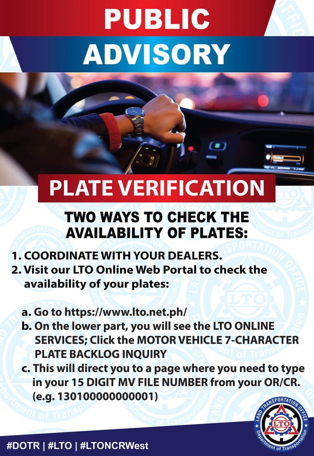 LTO Check Plate Online: Verify Your Vehicle Plate Number - LTMS PORTAL PH