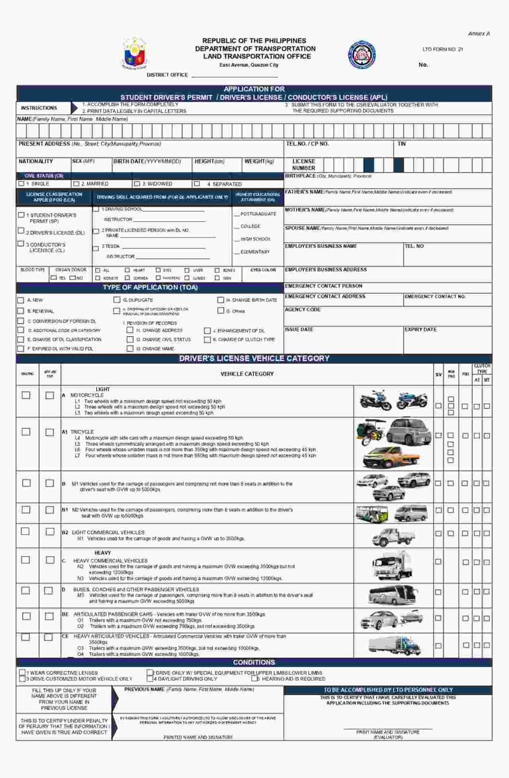 LTO Application for Permits and Licenses (APL) Form: How to Download and Use - LTMS PORTAL PH